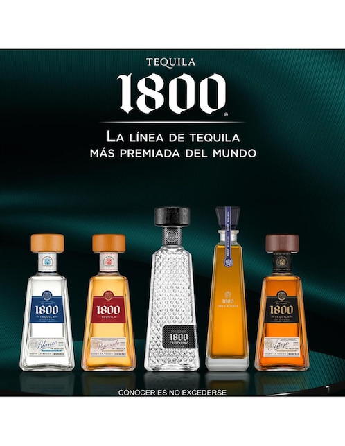 Tequila 1800 tipo Cristalino 700 ml 5