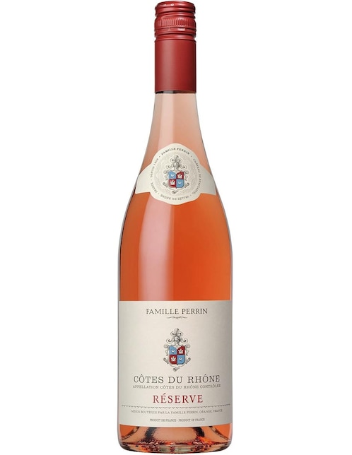 Vino rosado coupage Perrin Cótes Du Rhóne 750 ml 1