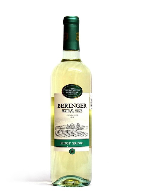Caja de 15 piezas Vino Blanco Beringer Main & Vine Pinot Grigio 750 ml 1