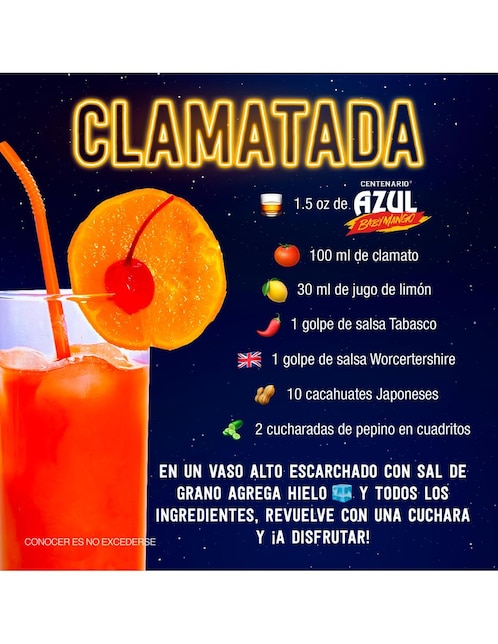Licor de tequila Centenario Azul Baby Mango 700 ml 3