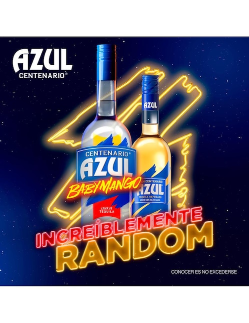 Licor de tequila Centenario Azul Baby Mango 700 ml 5