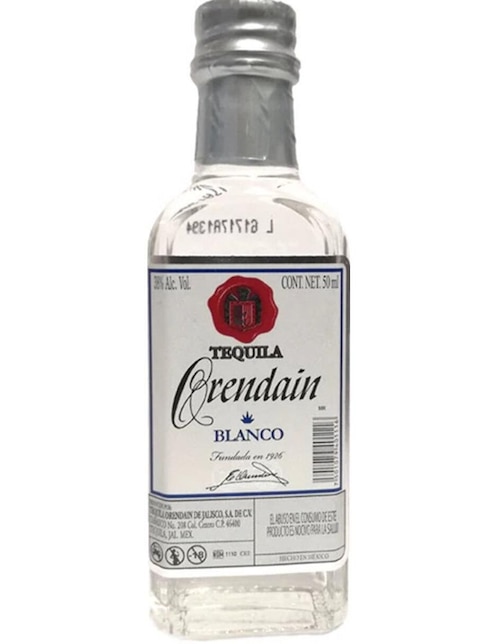 Tequila Orendain tipo Blanco 50 ml 1