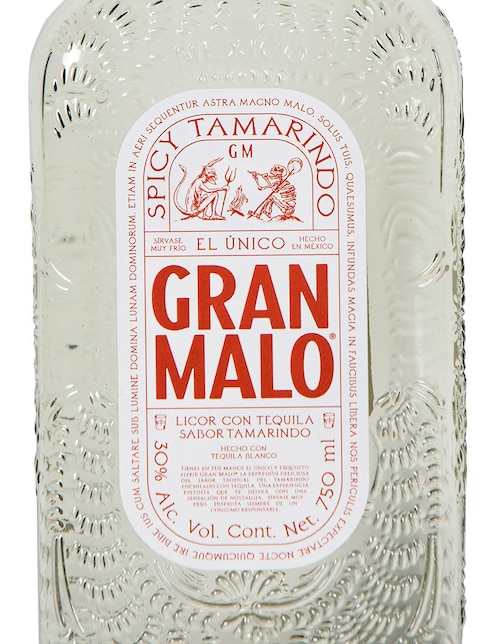 Licor de tequila Gran Malo sabor tamarindo 750 ml 3