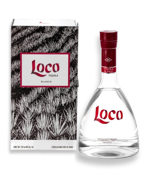 Tequila Loco Tequila Espíritu de origen tipo Blanco 750 ml 1