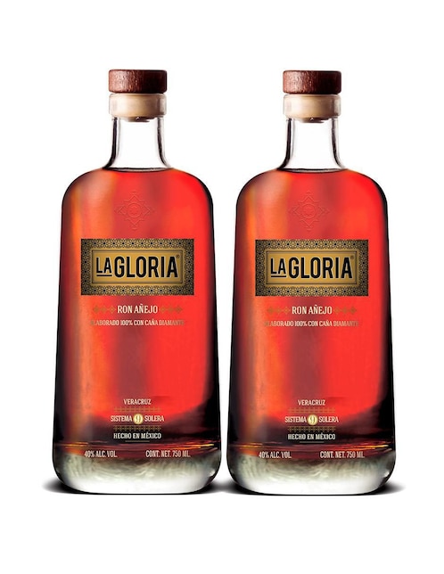 Set ron La Gloria 750 ml 1