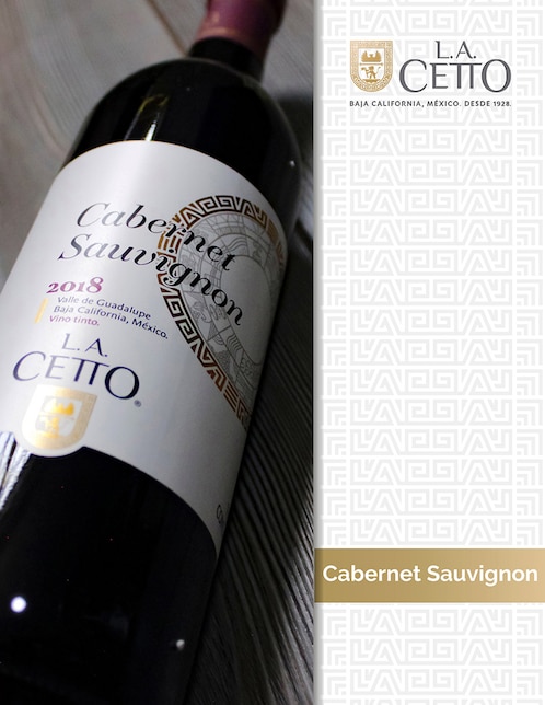 Vino tinto La Cetto cabernet sauvignon 2