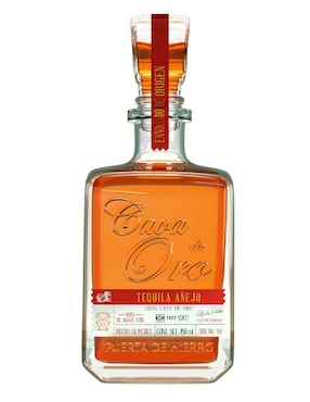 Tequila Cava de Oro Destilado tipo añejo 750 ml