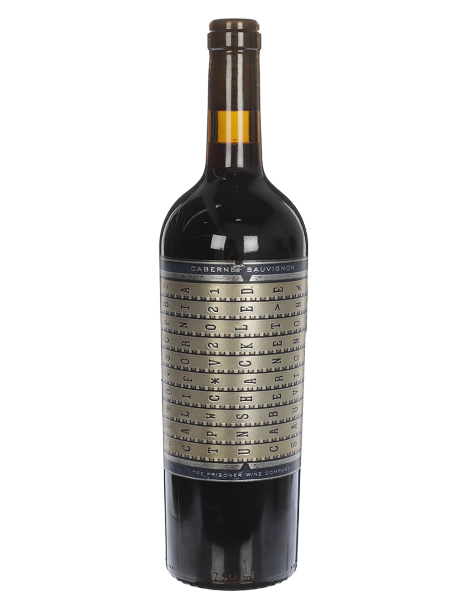 Vino tinto Unshackled The Prisoner Wine Co cabernet sauvignon 750 ml